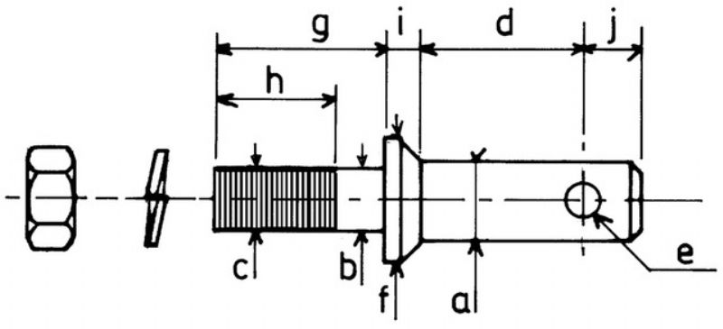 BULON P/ROSCAR D.22 M22 X 150 D.28